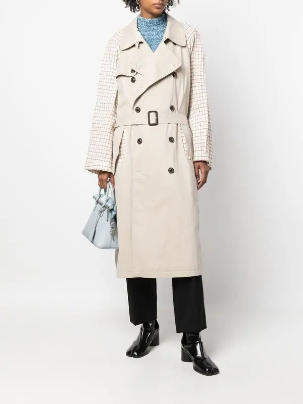 MAISON MARGIELA Spliced Belted Trench Coat