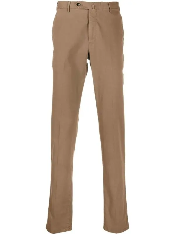 PT TORINO Straight-leg Trousers - Brown