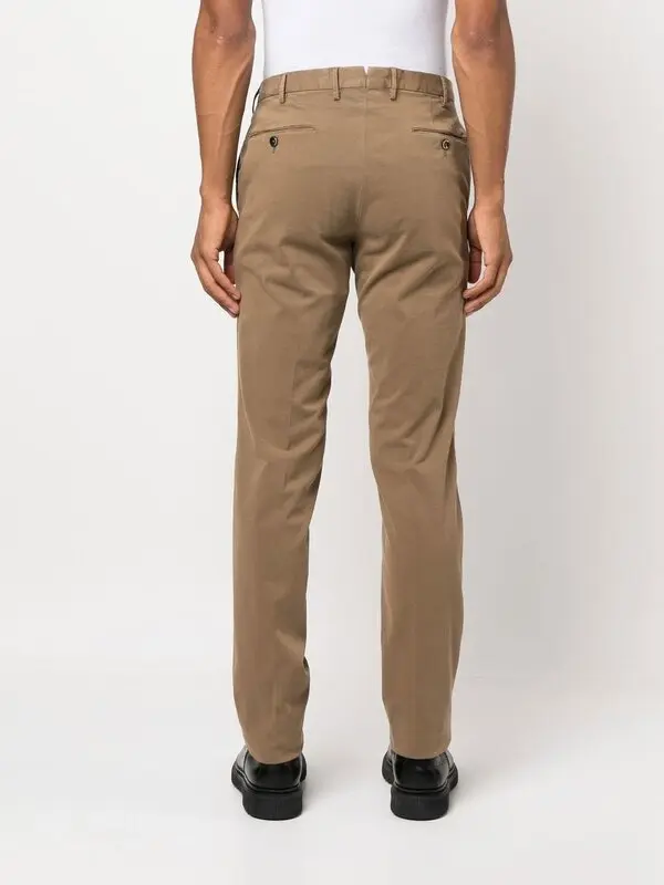 PT TORINO Straight-leg Trousers - Brown