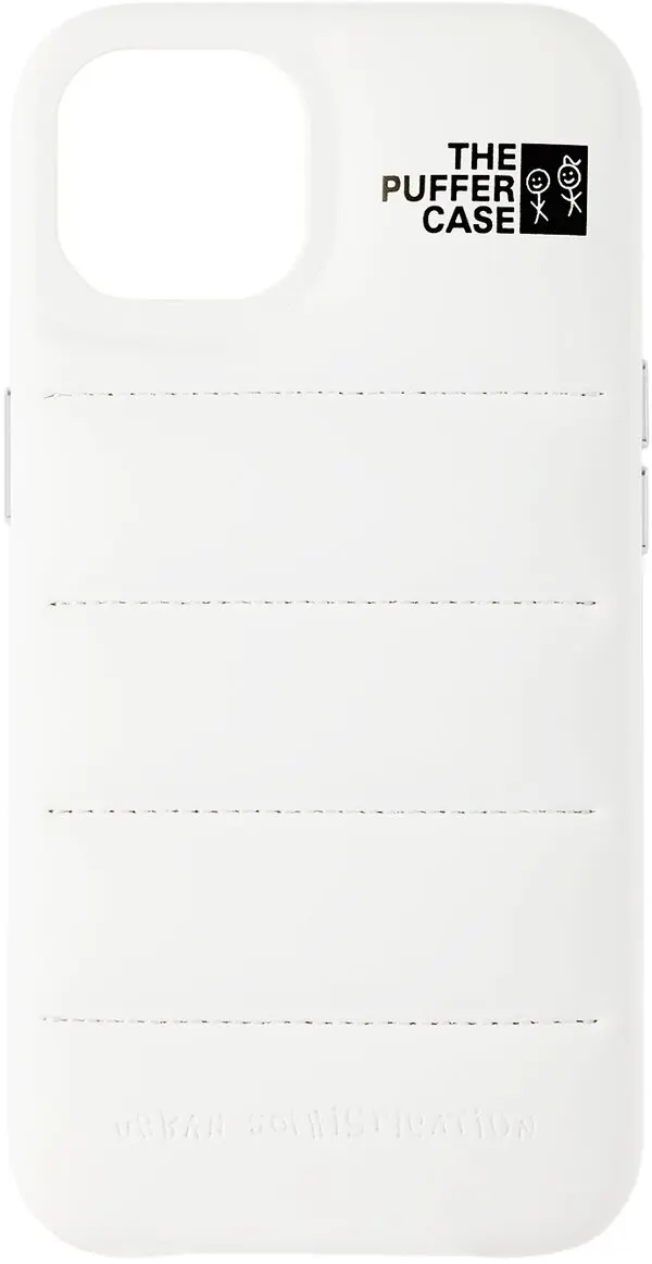 URBAN SOPHISTICATION - Urban Sophistication White 'The Puffer Case' IPhone 13 Case