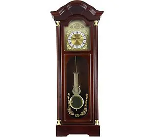 BEDFORD CLOCK COLLECTION Bedford Clock 33' Antiqued Cherry Oak Finish Wa Ll Clock/chime - One-color