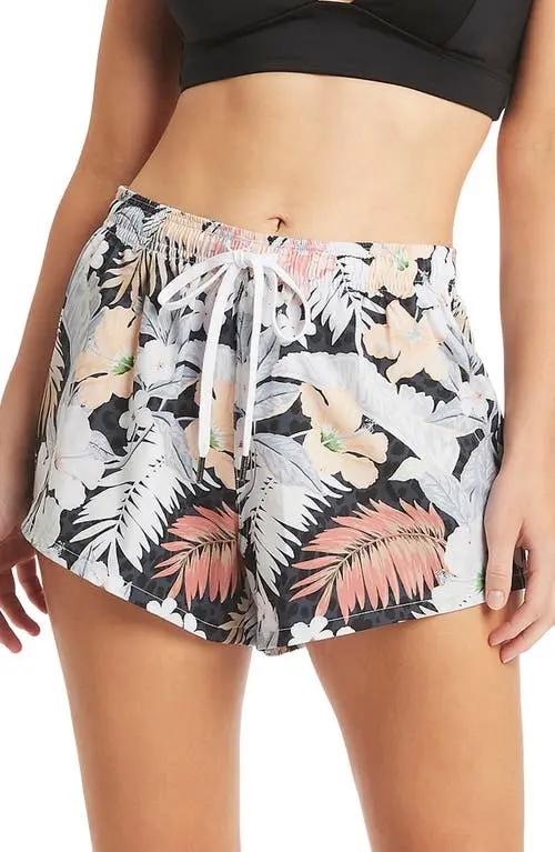 SEA LEVEL Calypso Cover-up Shorts - Charcoal