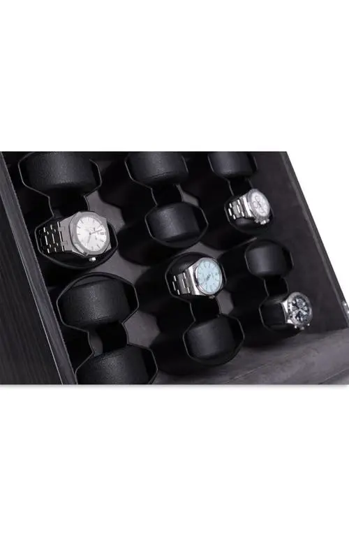 BEY-BERK Cosmo 12-watch Winder & Case
