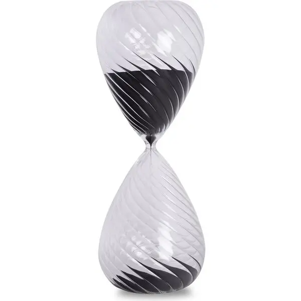 BEY-BERK 90-minute Hourglass Sand Timer - Black