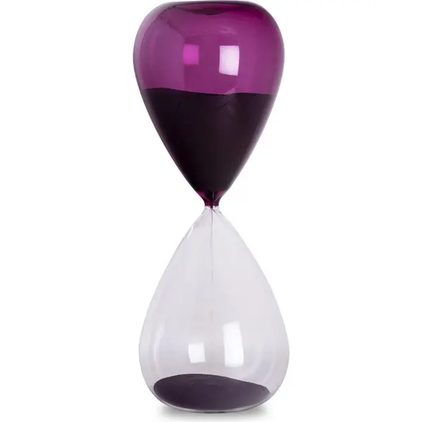 BEY-BERK 90-minute Hourglass Sand Timer - Purple