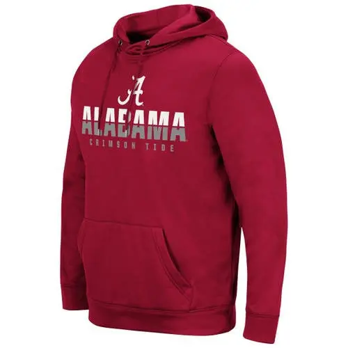 COLOSSEUM Alabama Tide Lantern Pullover Hoodie - Crimson