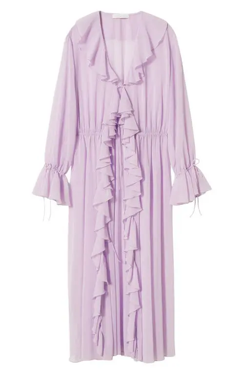 strapless open back dress Pink/Orange Floral Tiered Maxi Dress – Peacocks & Pearls Lexington main image 0