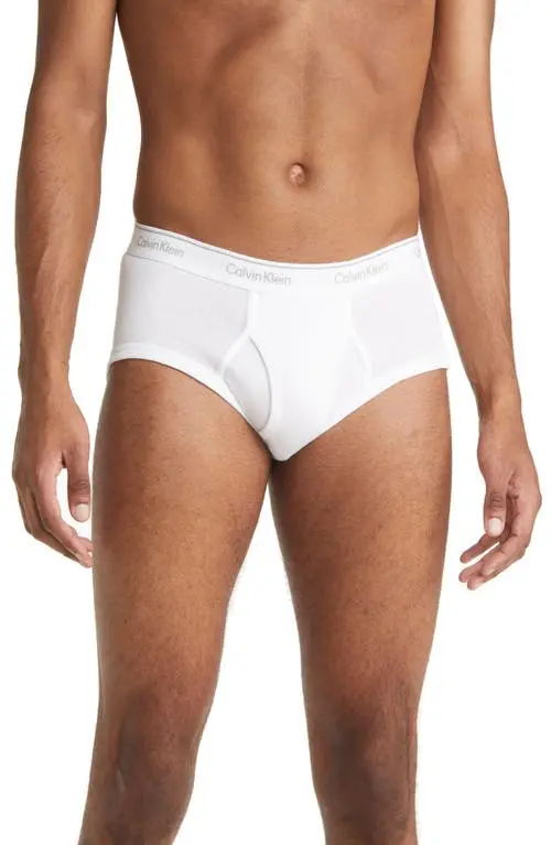 Calvin Klein 3-pack Cotton Classics Briefs - White
