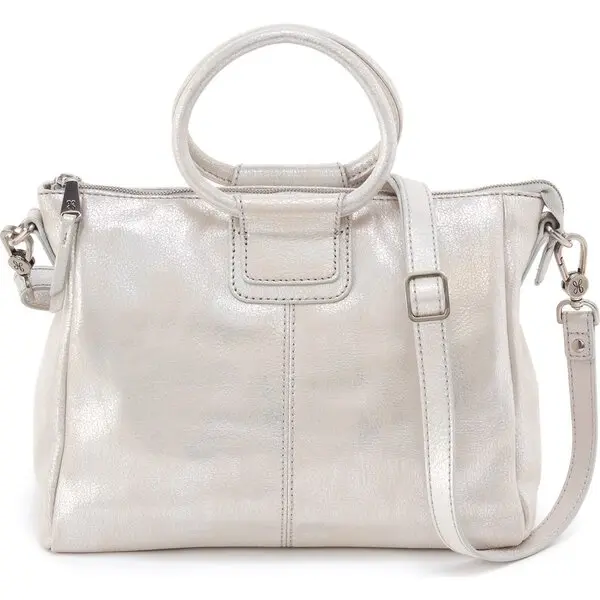 Hobo Sheila Medium Satchel - Silver