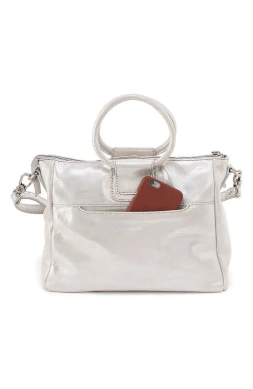 Hobo Sheila Medium Satchel - Silver