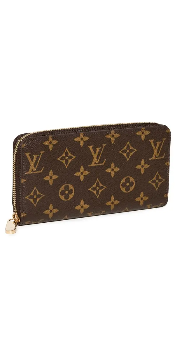 Shopbop Louis Vuitton Monogram Zippy Wallet - Brown