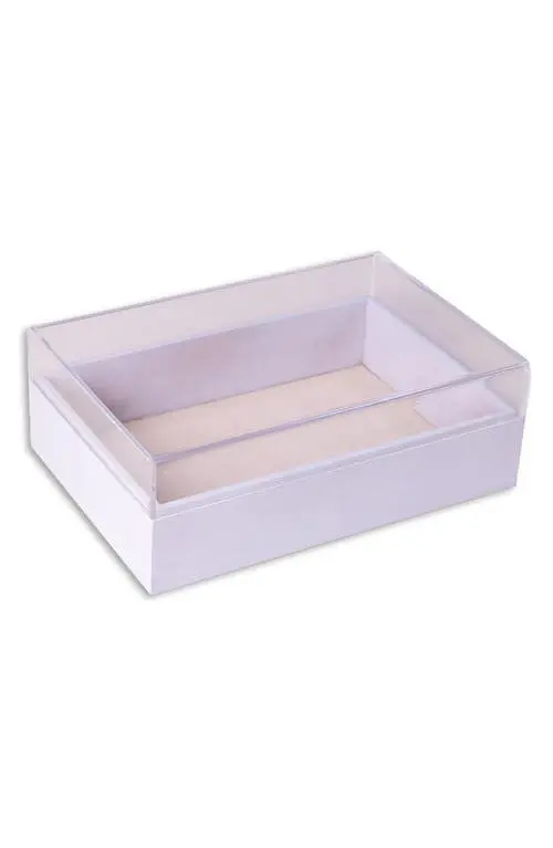 BEY-BERK Arno Storage Valet - White