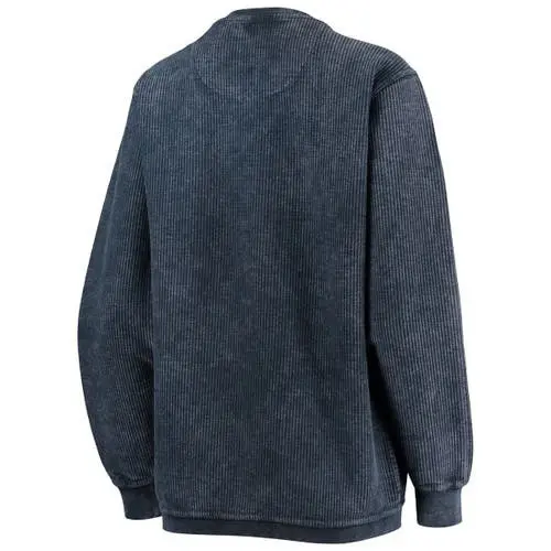 PRESSBOX North Carolina Tar Heels Comfy Cord Vintage Wash Basic Arch Pullover Sweatshirt