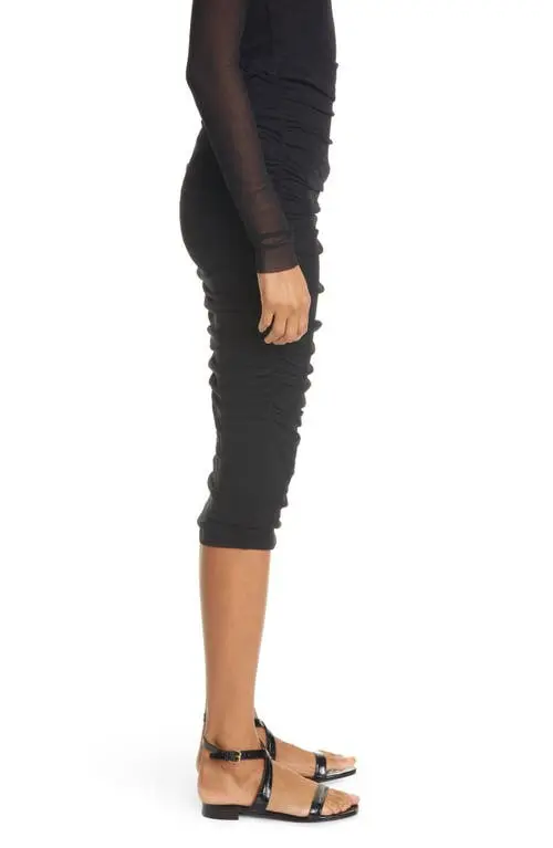 FUZZI Ruched Tulle Skirt