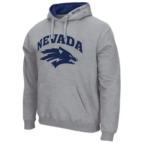 COLOSSEUM Nevada Wolf Pack Arch And Logo Pullover Hoodie