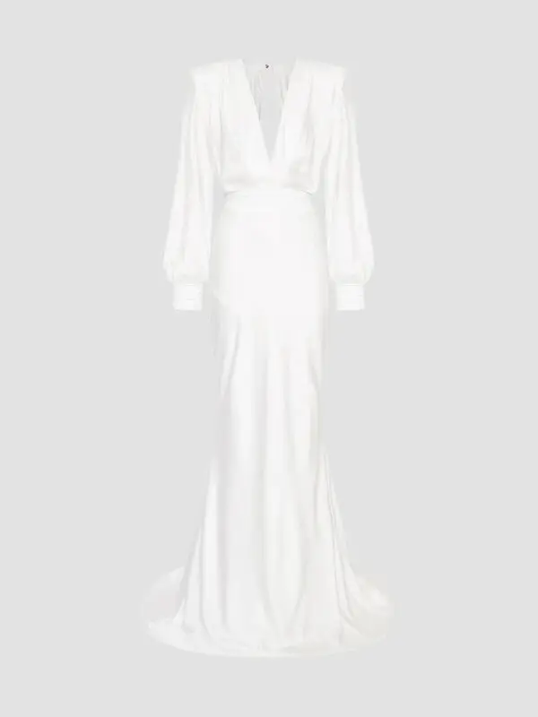 ZHIVAGO Signature Betsy Bias-cut Gown - Ivory