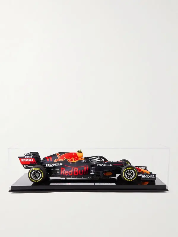 AMALGAM COLLECTION Red Bull Racing Honda Rb16b Sergio Pérez 1:8 Model Car - Blue