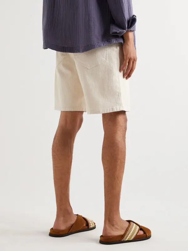 Mr P. Straight-leg Denim Shorts