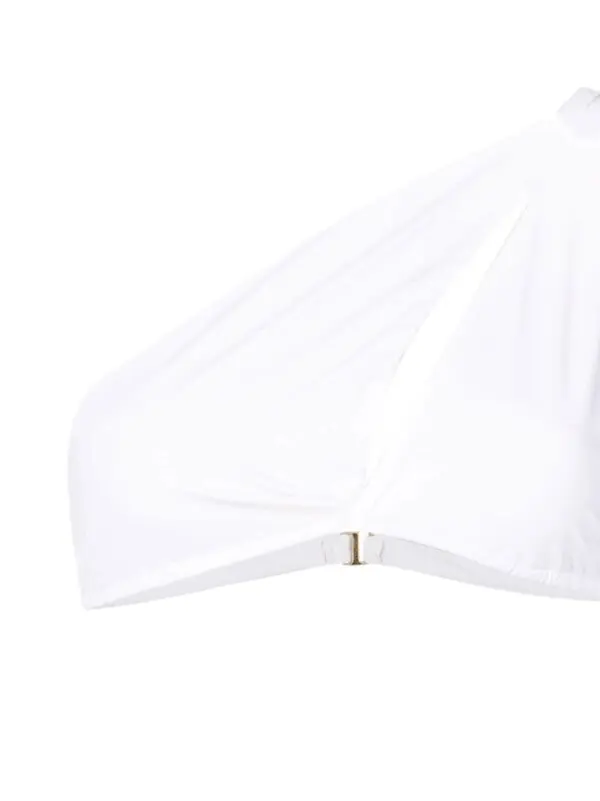 AMIR SLAMA One-shoulder Bikini Set - White
