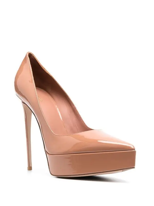 LE SILLA Uma 140mm Platform Pumps - Neutrals
