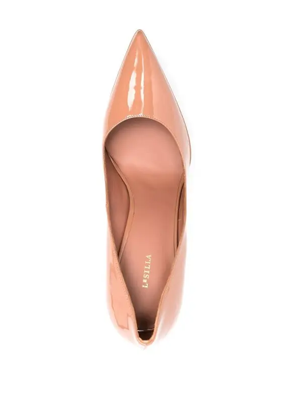LE SILLA Uma 140mm Platform Pumps - Neutrals