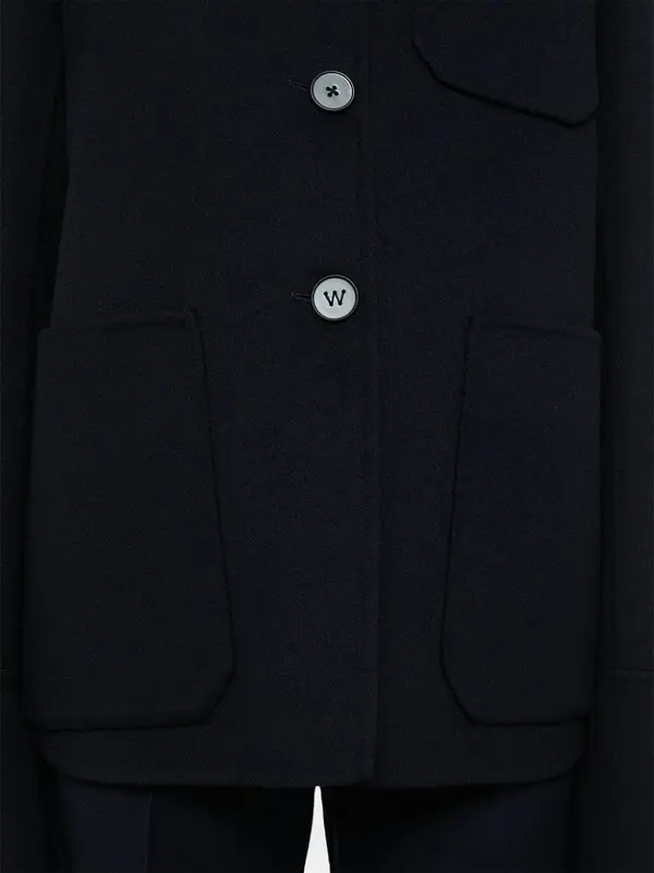 JIL SANDER Cashmere Shirt Jacket - Blue