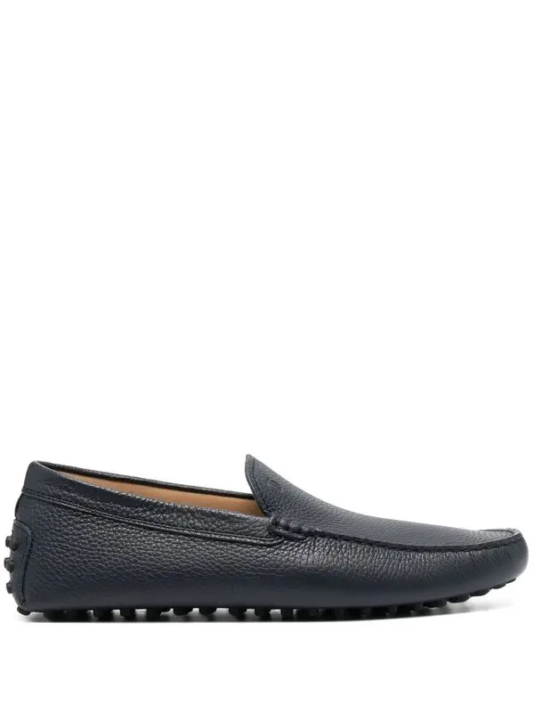 TOD'S Gommino Leather Loafers - Blue