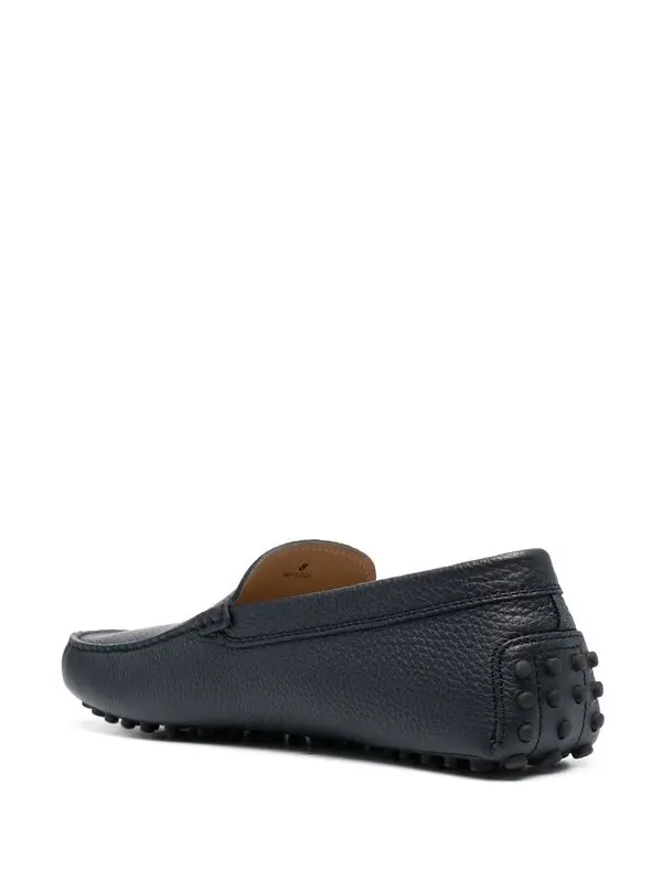 TOD'S Gommino Leather Loafers - Blue