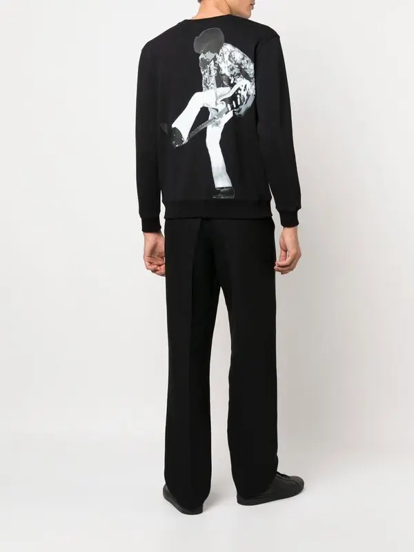 LIMITATO Photograph Print Crewneck Sweatshirt