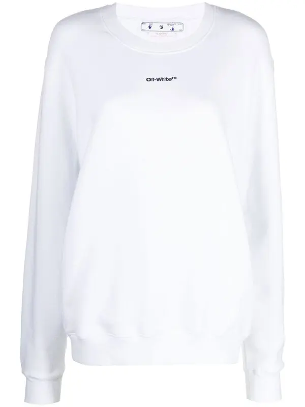 Off-White Tie-dye Arrow Sweatshirt - White
