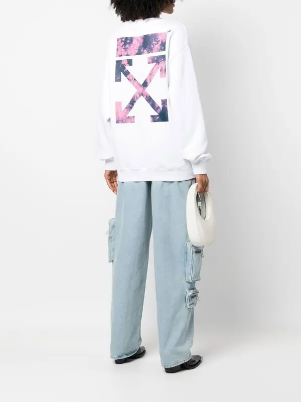 Off-White Tie-dye Arrow Sweatshirt