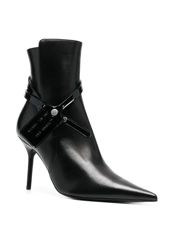 Off-White Nappa Ankle Boots