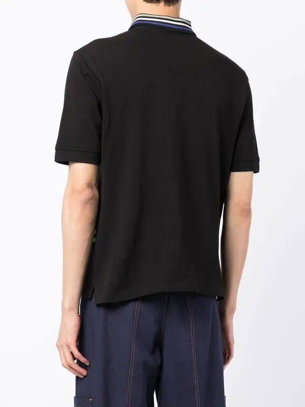 Ahluwalia Logo-print Zip-up Polo Shirt