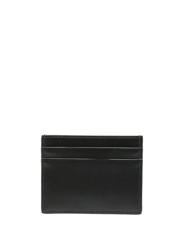 Dolce & Gabbana Dg-logo Leather Card Holder - Black