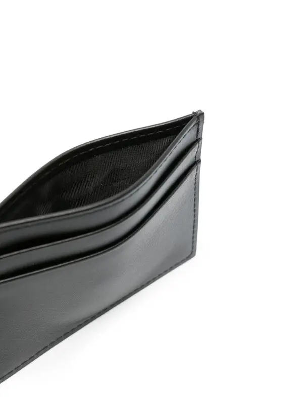 Dolce & Gabbana Dg-logo Leather Card Holder - Black