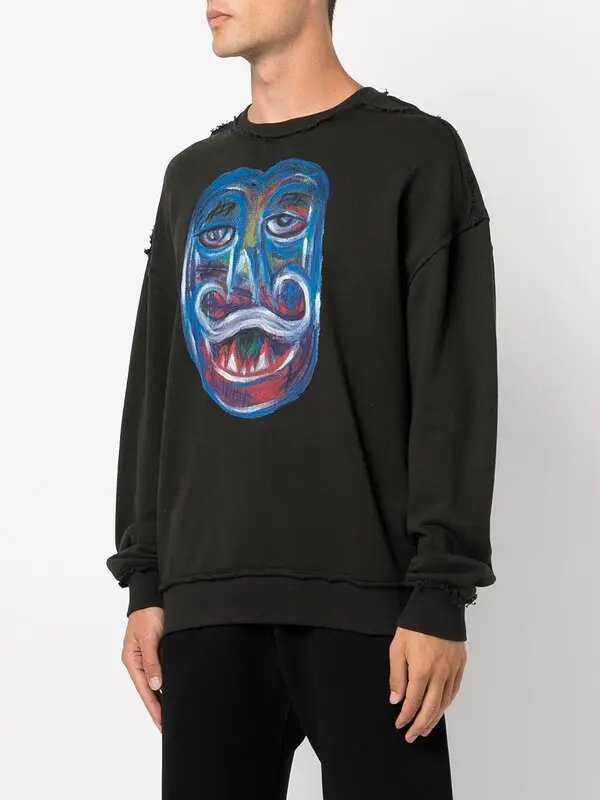 HACULLA. Graphic-print Cotton Sweatshirt
