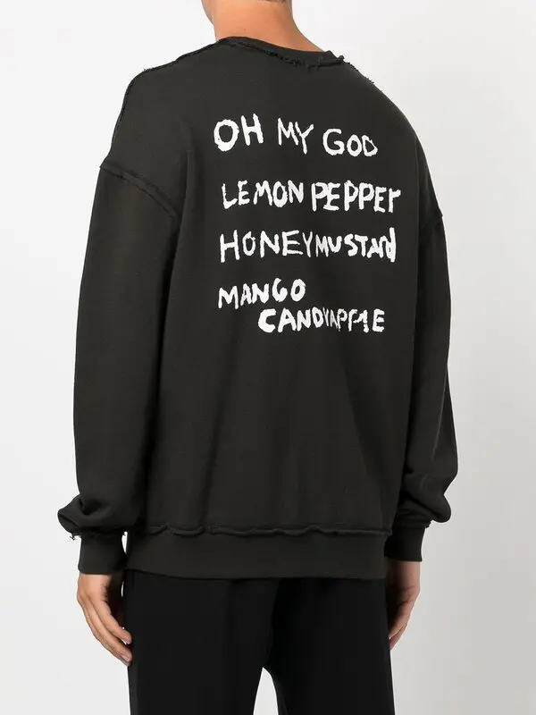 HACULLA. Graphic-print Cotton Sweatshirt