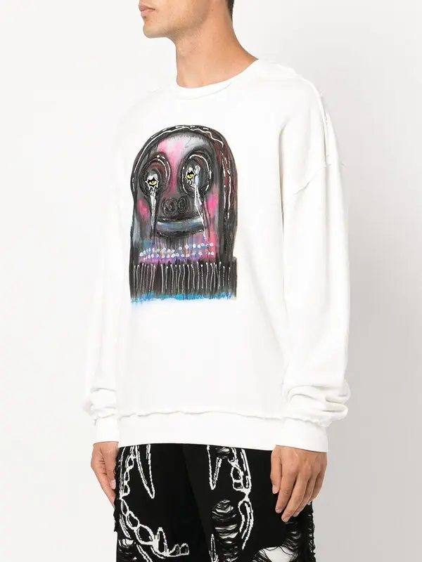 HACULLA. Graphic-print Sweatshirt - White