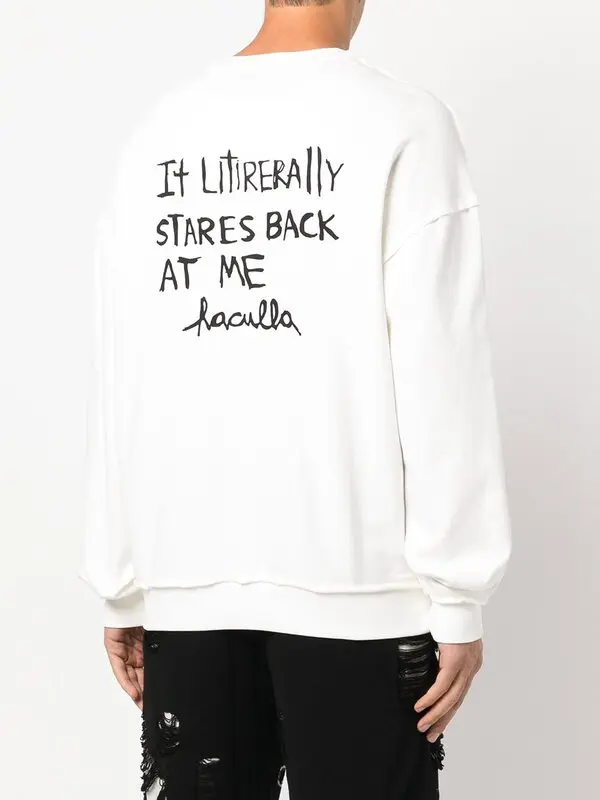 HACULLA. Graphic-print Sweatshirt - White