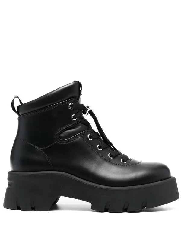 GIANVITO ROSSI Vancouver Lace-up Ankle Boots