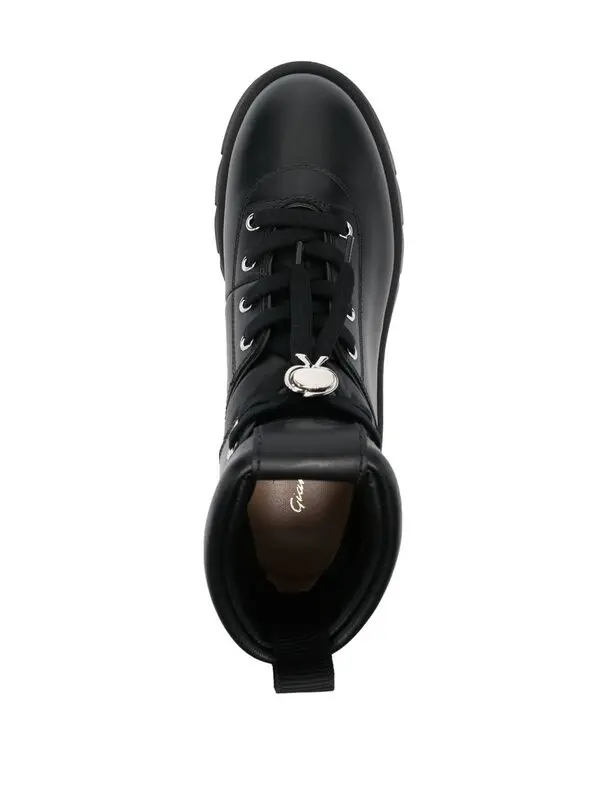 GIANVITO ROSSI Vancouver Lace-up Ankle Boots