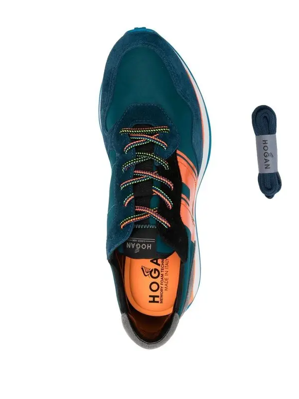 Hogan Logo-print Low-top Sneakers - Blue