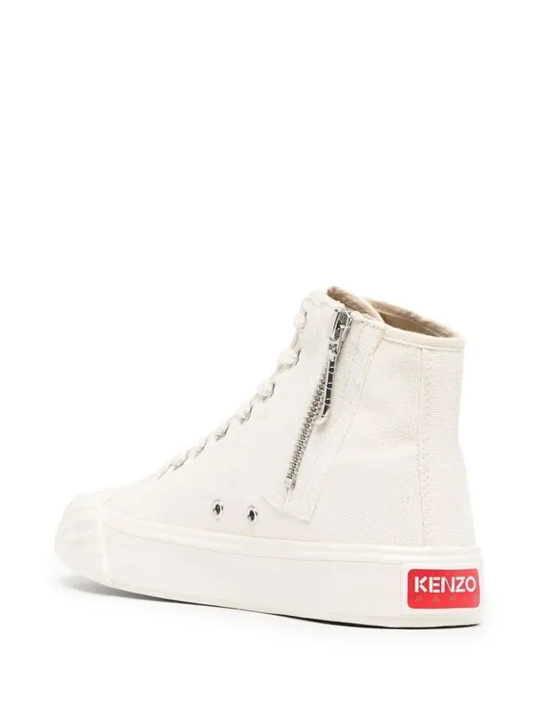 Kenzo Embroidered-logo Hi-top Sneakers