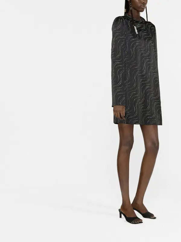 Stella McCartney Rhinestone Embellished Shift Dress
