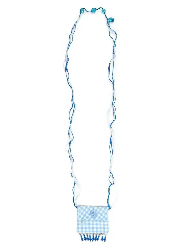AMIR SLAMA Bead-embellished Pendant Necklace