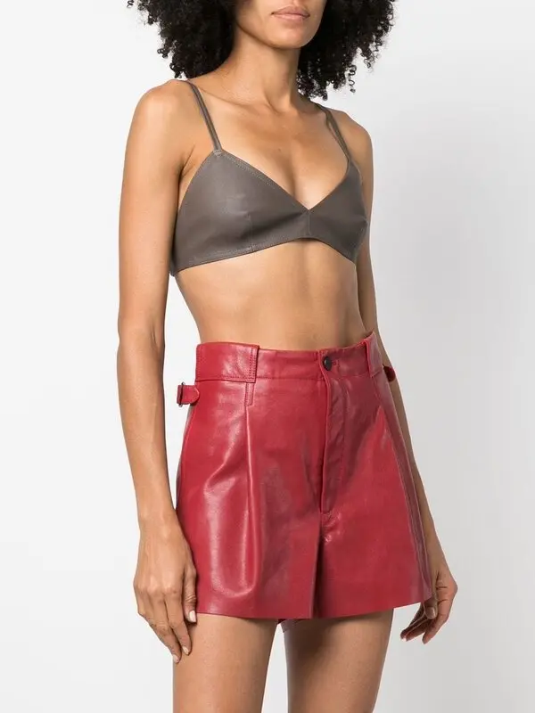 THE MANNEI Sierra Leather Bralette