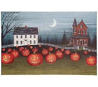 GALLERIE II Pumpkin Field Led Wall Art - One-color