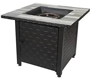 ENDLESS SUMMER 30' Square Lancaster Lp Outdoor Gas Fire Pit - One-color