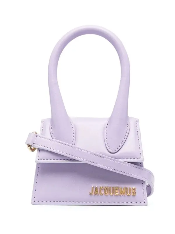Jacquemus Le Chiquito Leather Tote - Purple