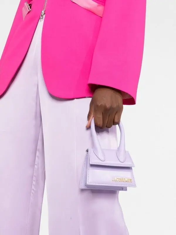 Jacquemus Le Chiquito Leather Tote - Purple